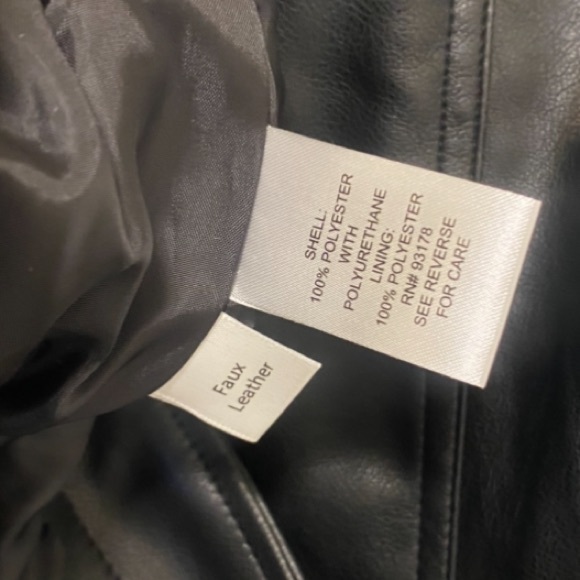 Truth | Jackets & Coats | Truth By Republic Pu Lined Jacket | Poshmark
